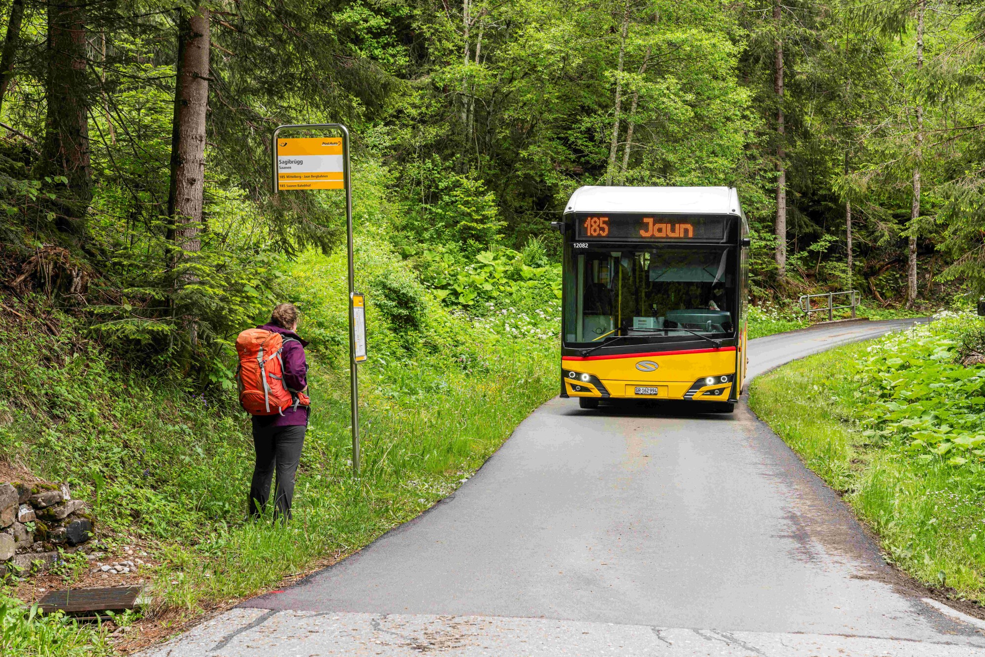 PostAuto Mittelberg-Linie / freie Fahrt / Berner Oberland Pass