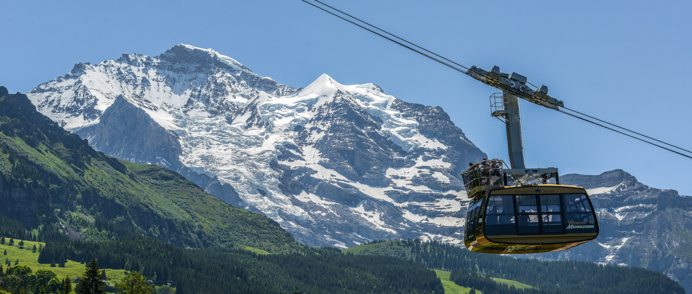 Luftseilbahn Wengen-Männlichen – «The Royal Experience» / Freie Fahrt ...