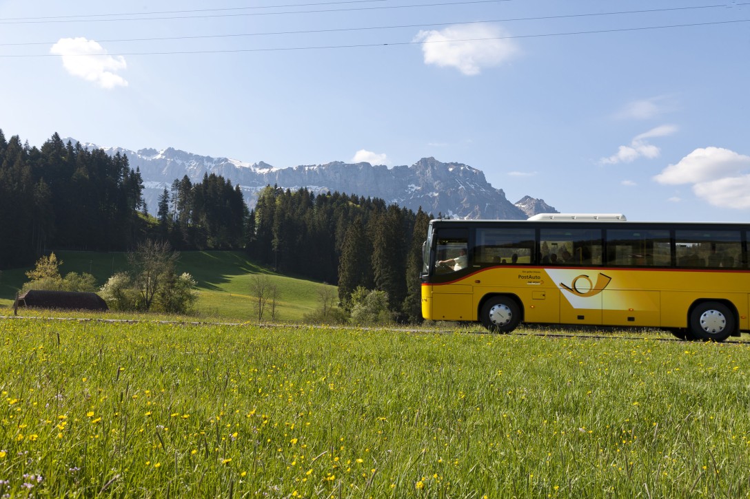 PostAuto um Brienz & Meiringen / Berner Oberland Pass